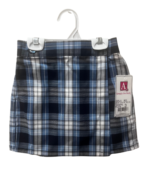 Plaid 76 Wrap Skort - Poindexter's Uniform Company